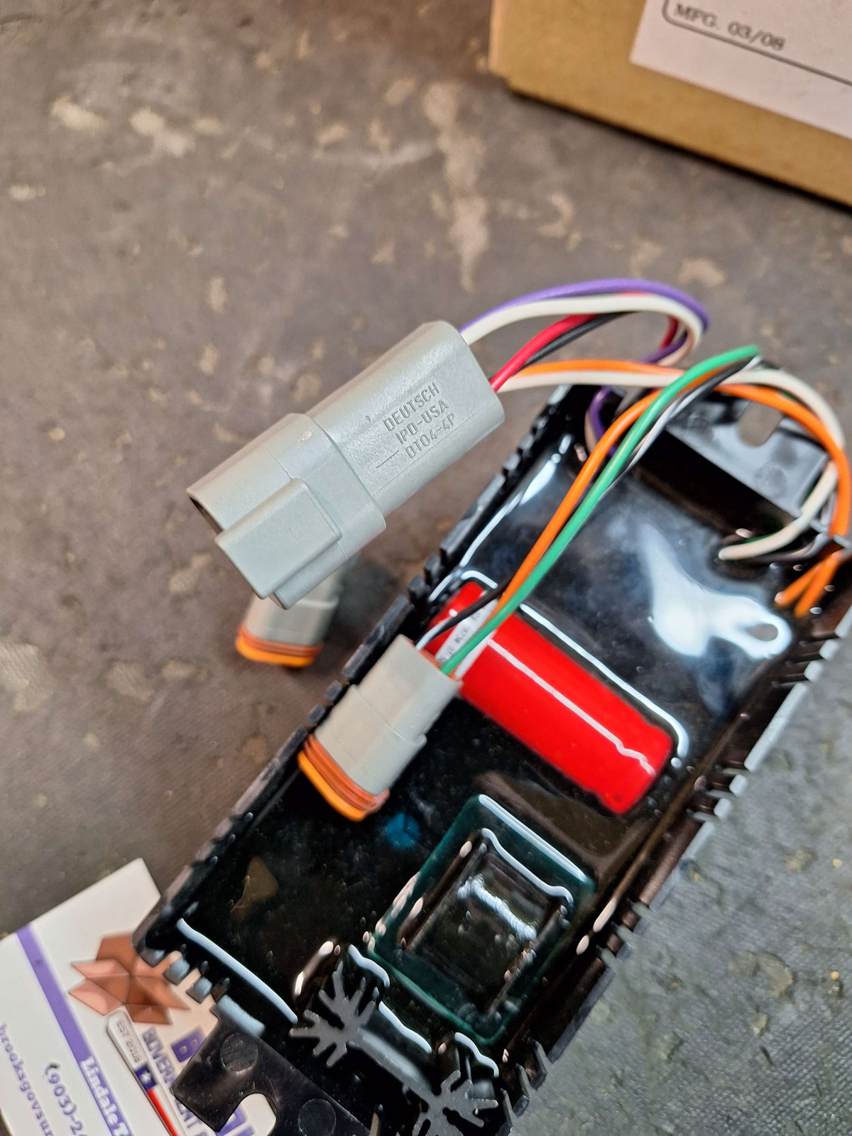 Whelen NOS CS225D 2 outlet strobe power supply DEUTSCH connectors | eBay