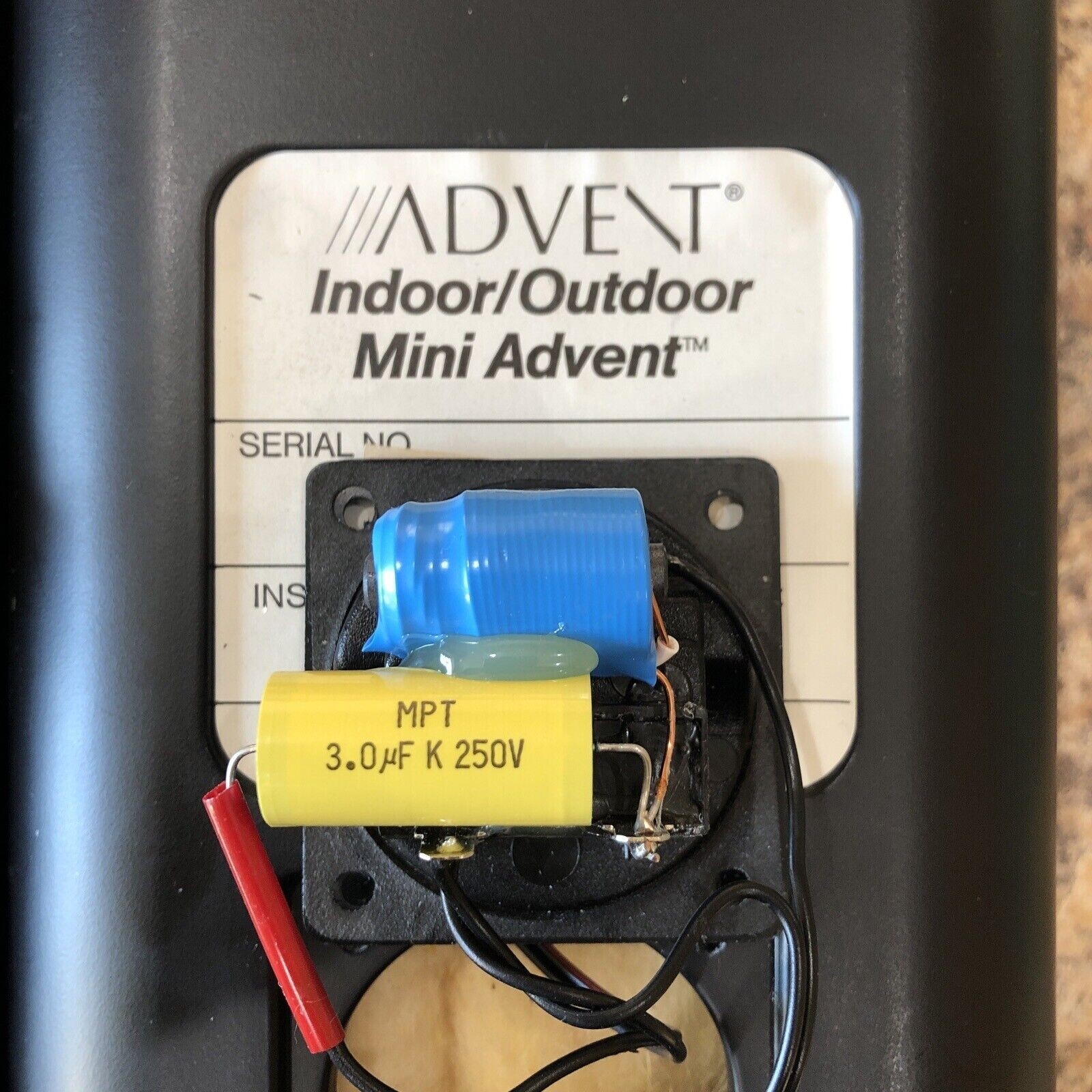 Recap Kit for Indoor/Outdoor Mini Advent Speaker Crossovers MPT Film ...