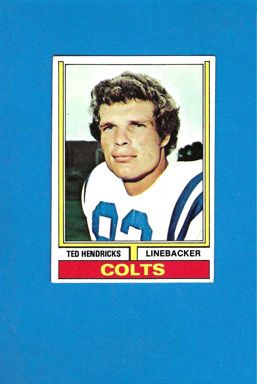 1974 Topps #385 Ted Hendricks - Colts HOF EX | eBay