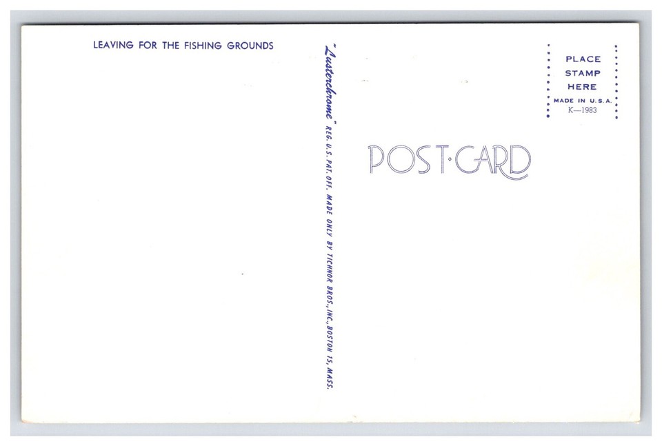 Postcard: MI Fishing Boat, Greetings From Traverse City, Michigan ...