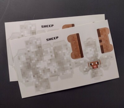Papercraft Minecraft Sheep