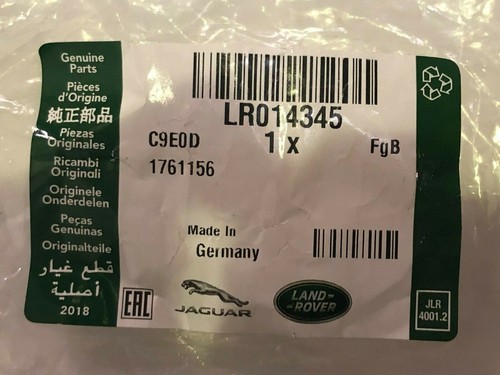 Genuine Land Rover / Range Rover LH Spark Ignition Gasket LR014345 | eBay