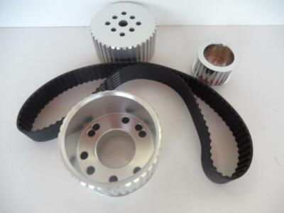 Small Block Chev Short Water Pump Gilmer Drive Kit With Belt - SBC SWP ...