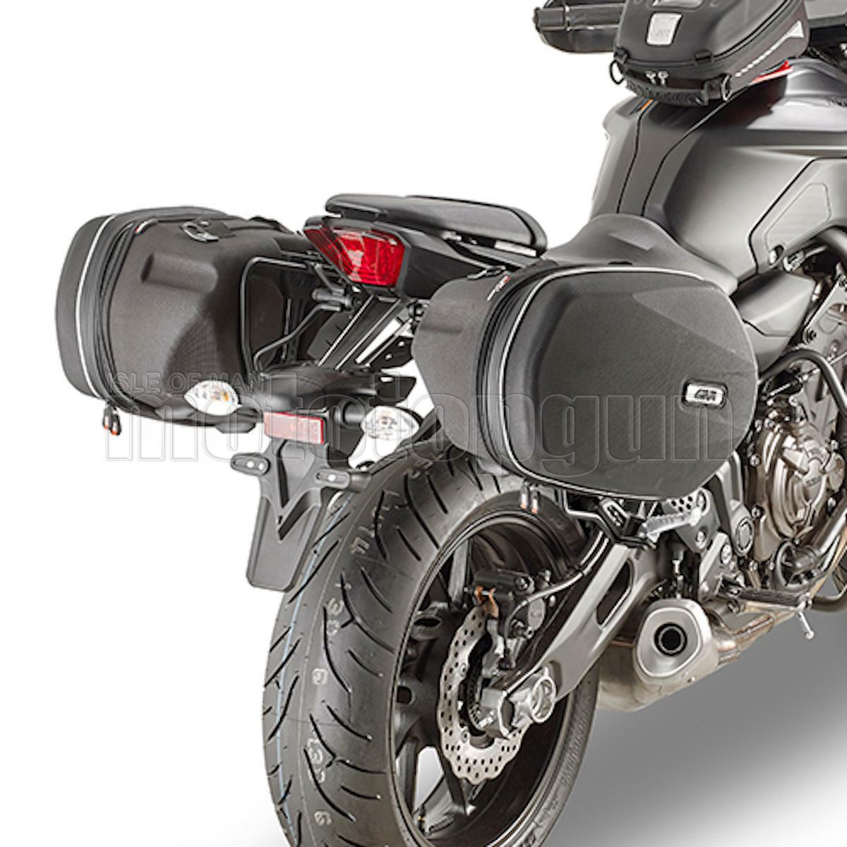 GIVI CASE TREKKER OUTBACK OBKN58B + SIDE BAGS EA127 YAMAHA MT-07 MT07 ...