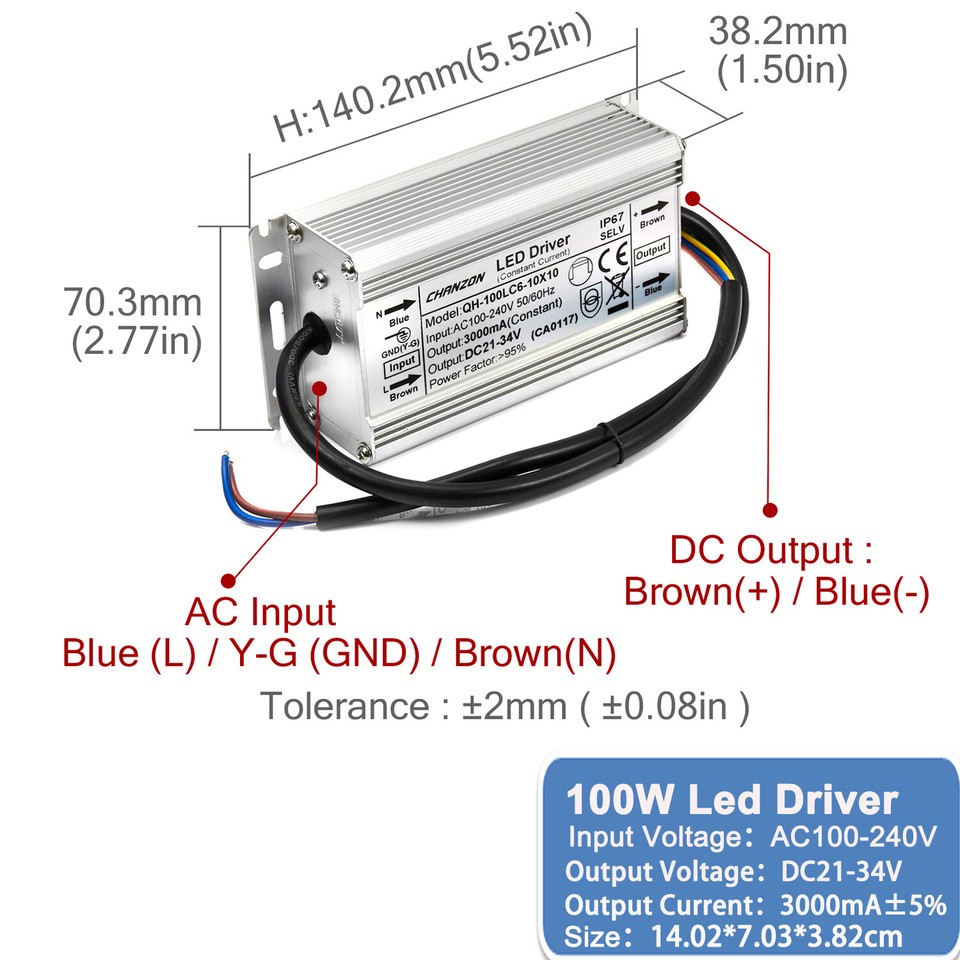 300Ma 450Ma 600Ma 900Ma 1500Ma Constant Current High Power Supply Cob ...