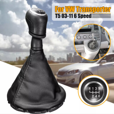 For VW Transporter T5 shift Knob Car Gear Shifter Knob Gaiter Stick ...