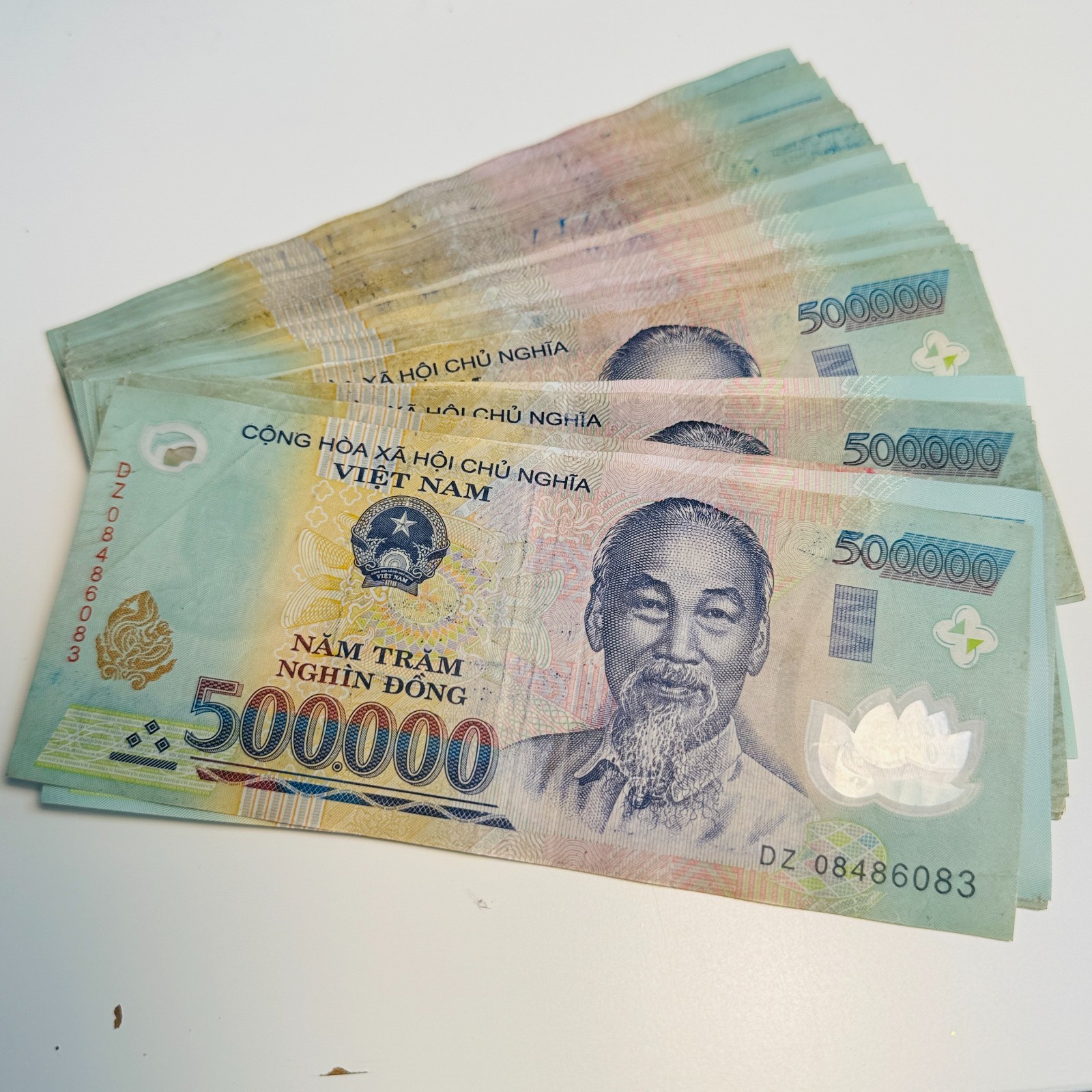 1,000,000 Vietnamese Dong (2 X 500k VND Polymer Notes) Real Vietnam ...