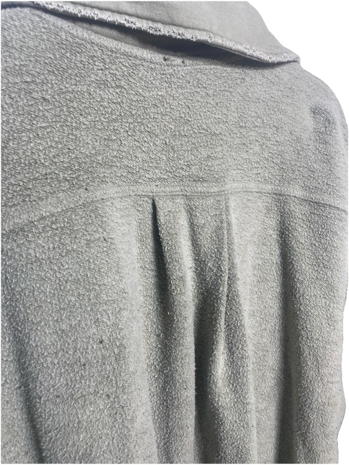 Free People Ruby Oversized Shirt Jacket in Greyed Olive Size Medium ...