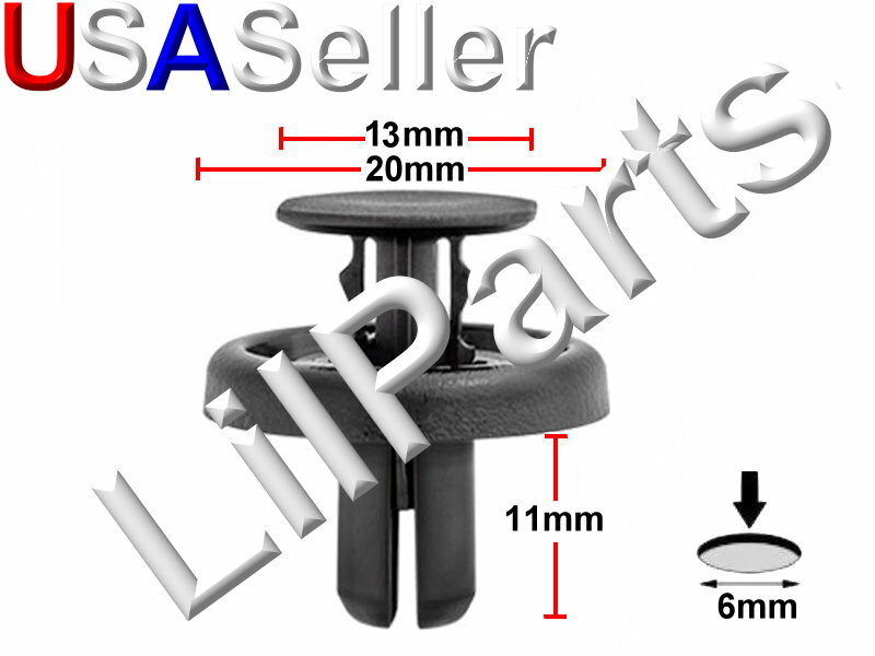 Toyota Lexus Fender Liner Ledge Bumper Push Type Retainer 90467-07215 ...