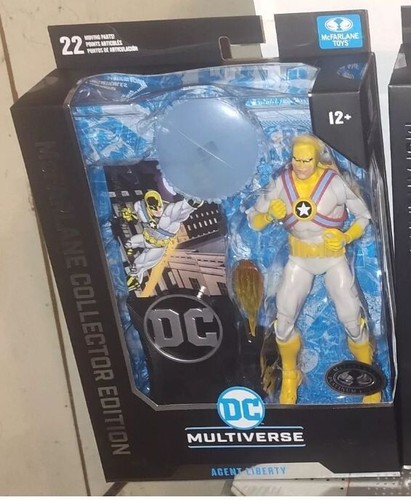 Mcfarlane DC Multiverse Agent Liberty Platinum Figure SDCC 2024 elite ...