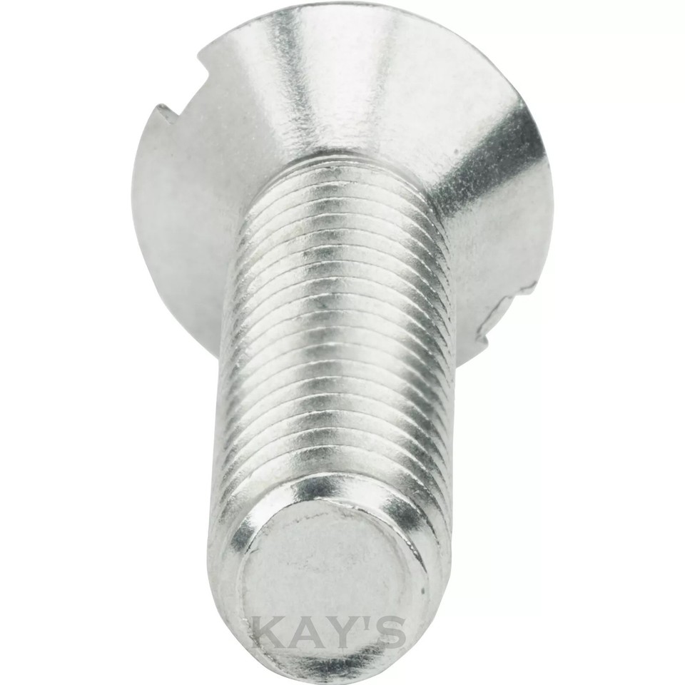 M3 M4 M5 Slotted Countersunk Machine Screws Slot Csk Head Bolts ...