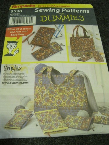 BAGS & ACCESSORIES Simplicity 5598 Sewing Pattern UNCUT | eBay