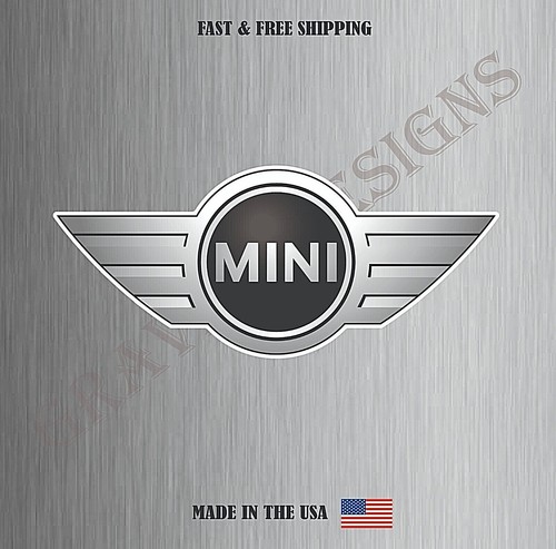 Mini Cooper Logo Car Auto Vinyl Sticker Decal Truck Bumper Window Water ...