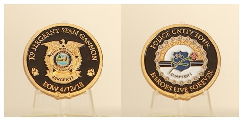Police Challenge Coins:Sgt Sean Gannon Tribute & Police Unity Tour Ch1 ...