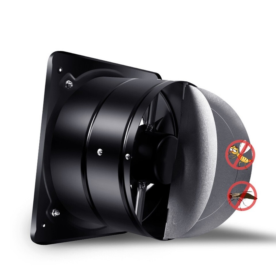 4inch Industrial Ventilation Extractor Axial Exhaust Air Blower Fan ...