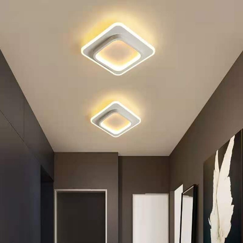 Modern LED Ceiling Light Night Lamp Hallway Balcony Aisle Porch Lustre ...