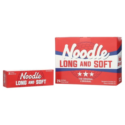 Noodle Long and Soft Golf Balls, 24 Pack, White 192371364949 | eBay