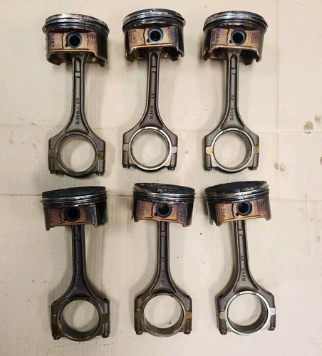 6 2007 2008 Acura TL Type S 3.5L oem J35A8 engine piston connecting ...