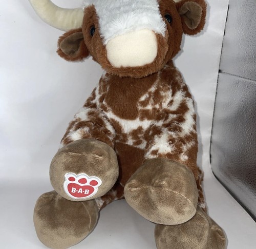 BUILD A BEAR University of Texas Longhorn Steer Bevo Plush UT Austin ...