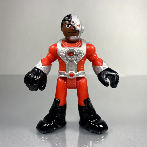 Imaginext DC Super Friends CYBORG figure silver & orange from Advent ...