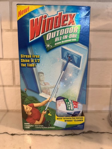 NEW SEALED Windex Outdoor All In One Glass and Window Cleaner Tool ...
