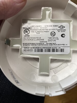 Simplex Heat Detector | eBay