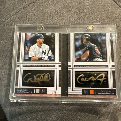 2024 Museum Collection Derek Jeter/Cal Ripken Jr Bat Barrel Auto #1/5 ...