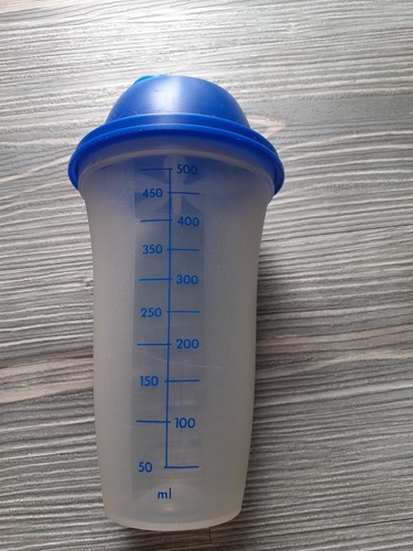 Tupperware Mix-Fix 500ml, Shaker, Messbecher, Durchsichtig-blau | eBay.de