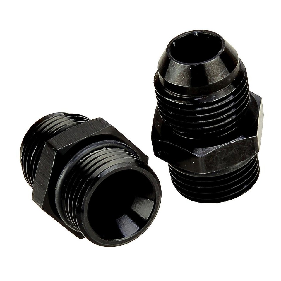 2Kit ORB-8 8AN to AN8 Male O-ring Boss Hose Fitting Fuel Line Adapter ...
