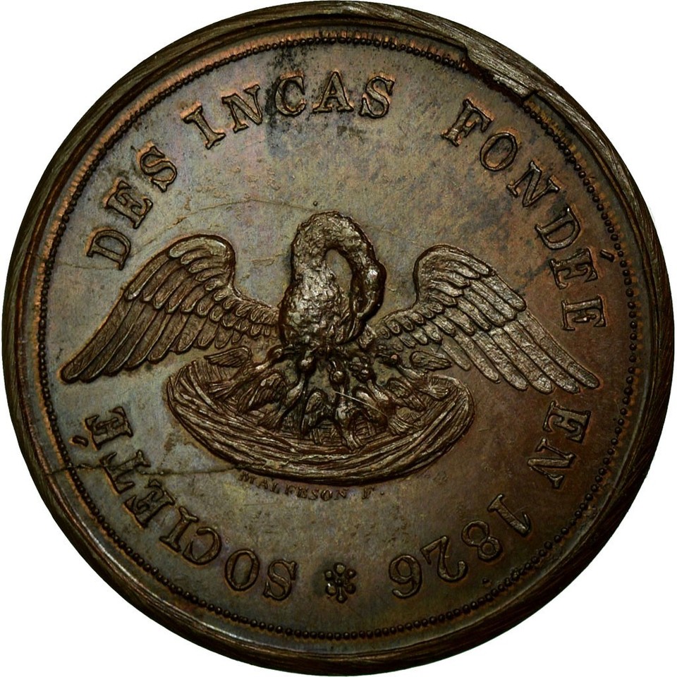 [#70528] Frankreich, Token, Masonic, 1851, VZ+, Kupfer | eBay