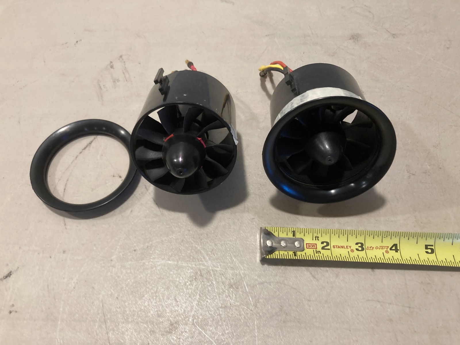 Lot of 2 Freewing Brushless Inrunner Motor with EDF Ducted Fan Units RC ...