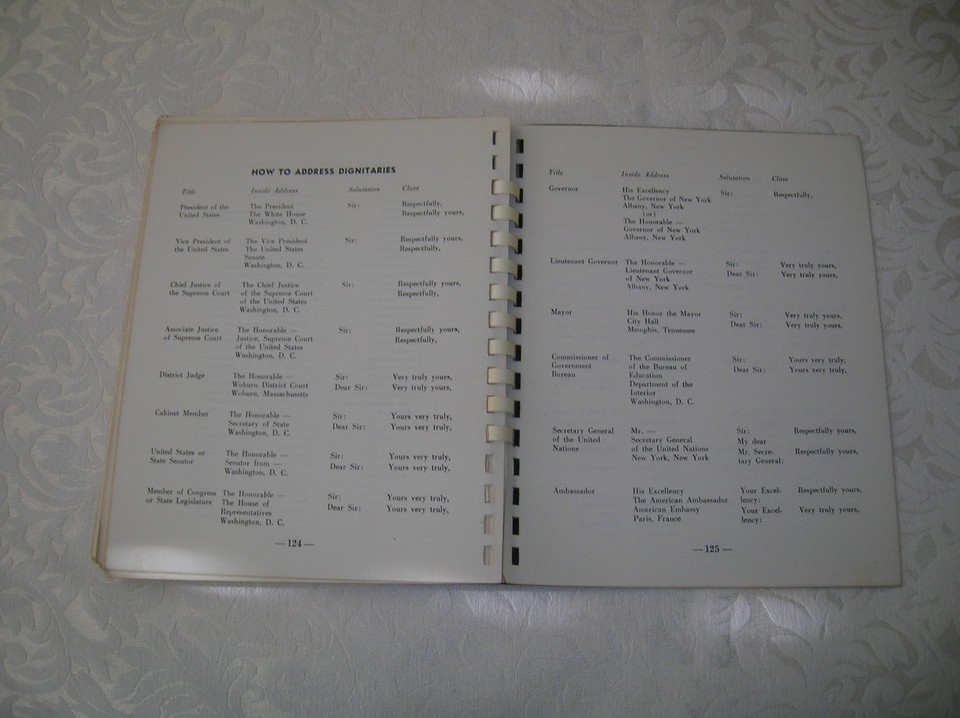 Vintage "The Executive Secretary's Complete Portfolio of Letters" 1962 ...
