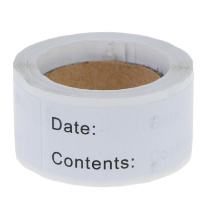 125xFood Storage Labels Refrigerator Freezer Labels Adhesive Label 3C ...