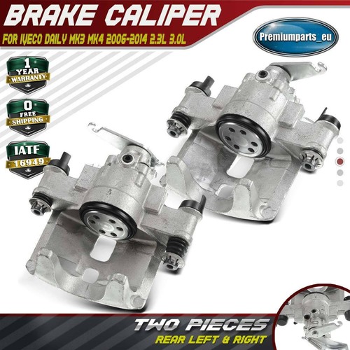 2x Brake Calipers Rear Left and Right for Iveco Daily MK 4/5 2006-2014 ...