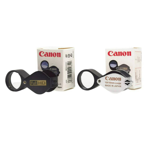 Canon Full HD 10x18 mm Jewelry Amulet Magnifier Loupe Anti-Reflective ...