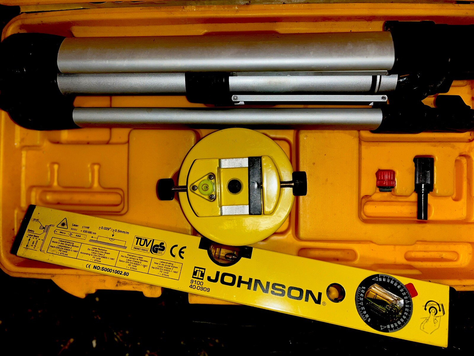 Johnson lazer level kit model # 9100/40-0909 | eBay