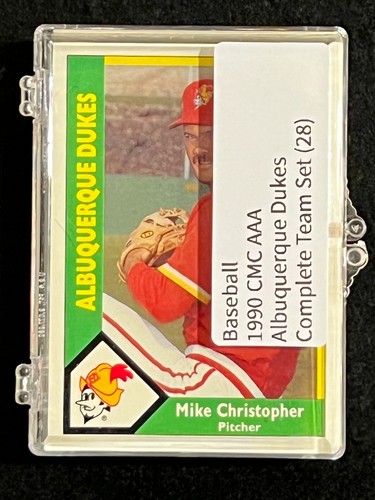1990 CMC Albuquerque Dukes AAA Team Set (28) Maddux/Bean/Vizcaino | eBay