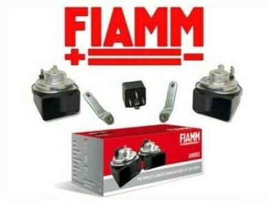 Pair Horns Horn FIAMM AM80SX 12V Car Motorbike Truck +Relay ...