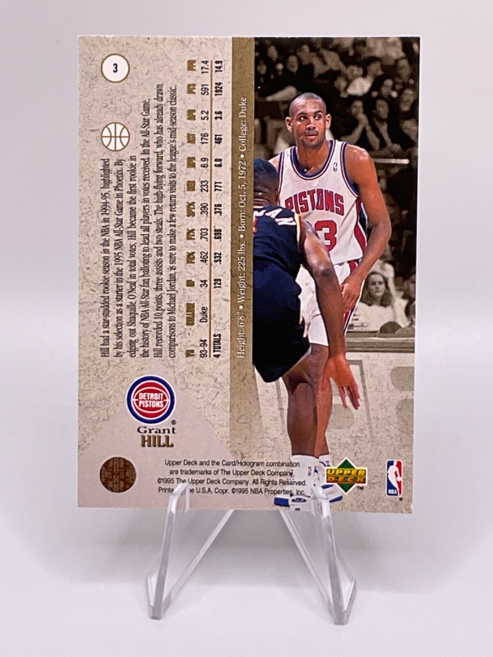 Grant Hill 1994-95 Upper Deck SP Premier Prospects #3 HOF Pistons 1 ...