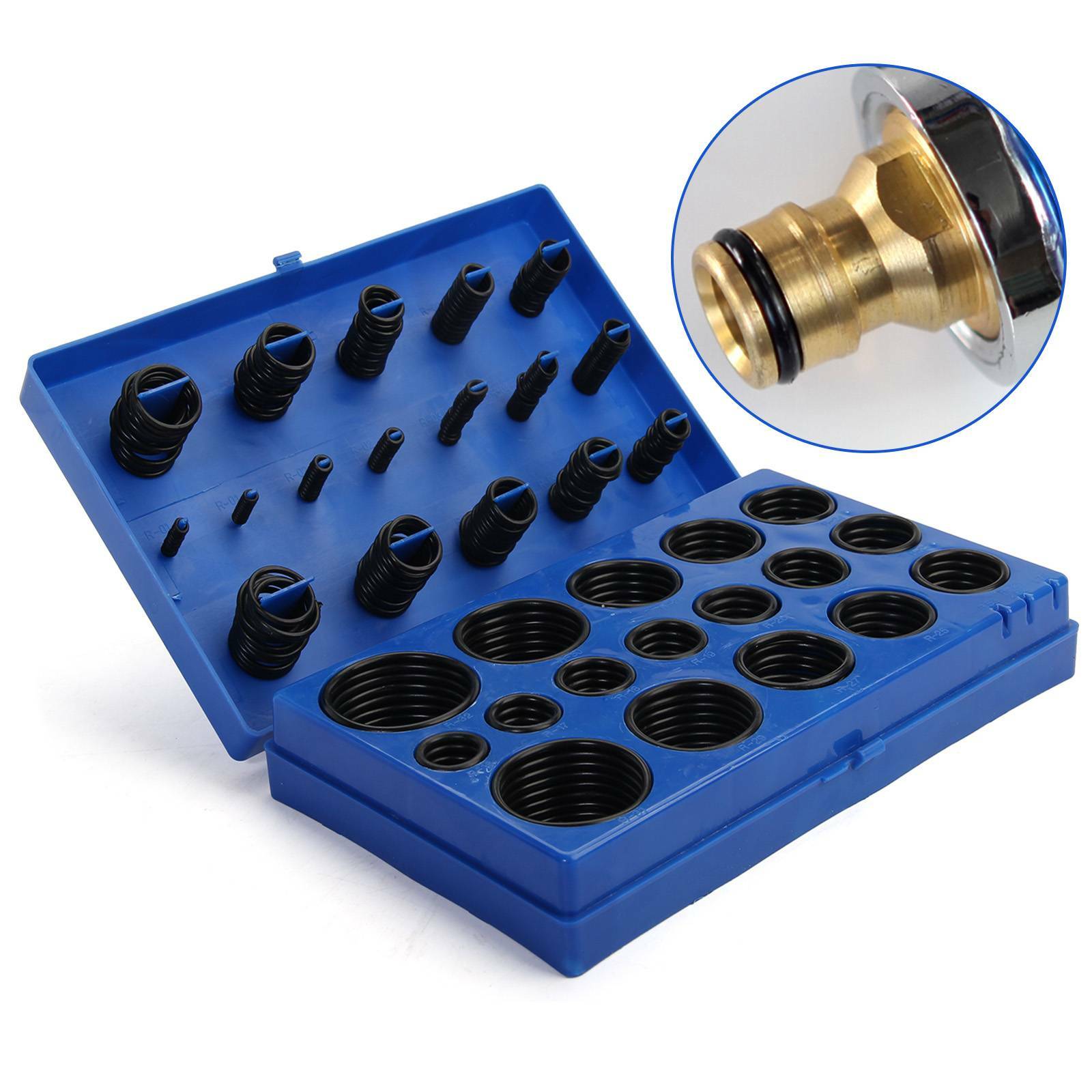 419 Pcs O Ring Rubber Seal Plumbing Set Plumber Kit Rubber O-ring ...