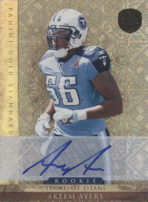2011 Panini Gold Standard - Akeem Ayers #154 Silver Signatures /499 (AU ...