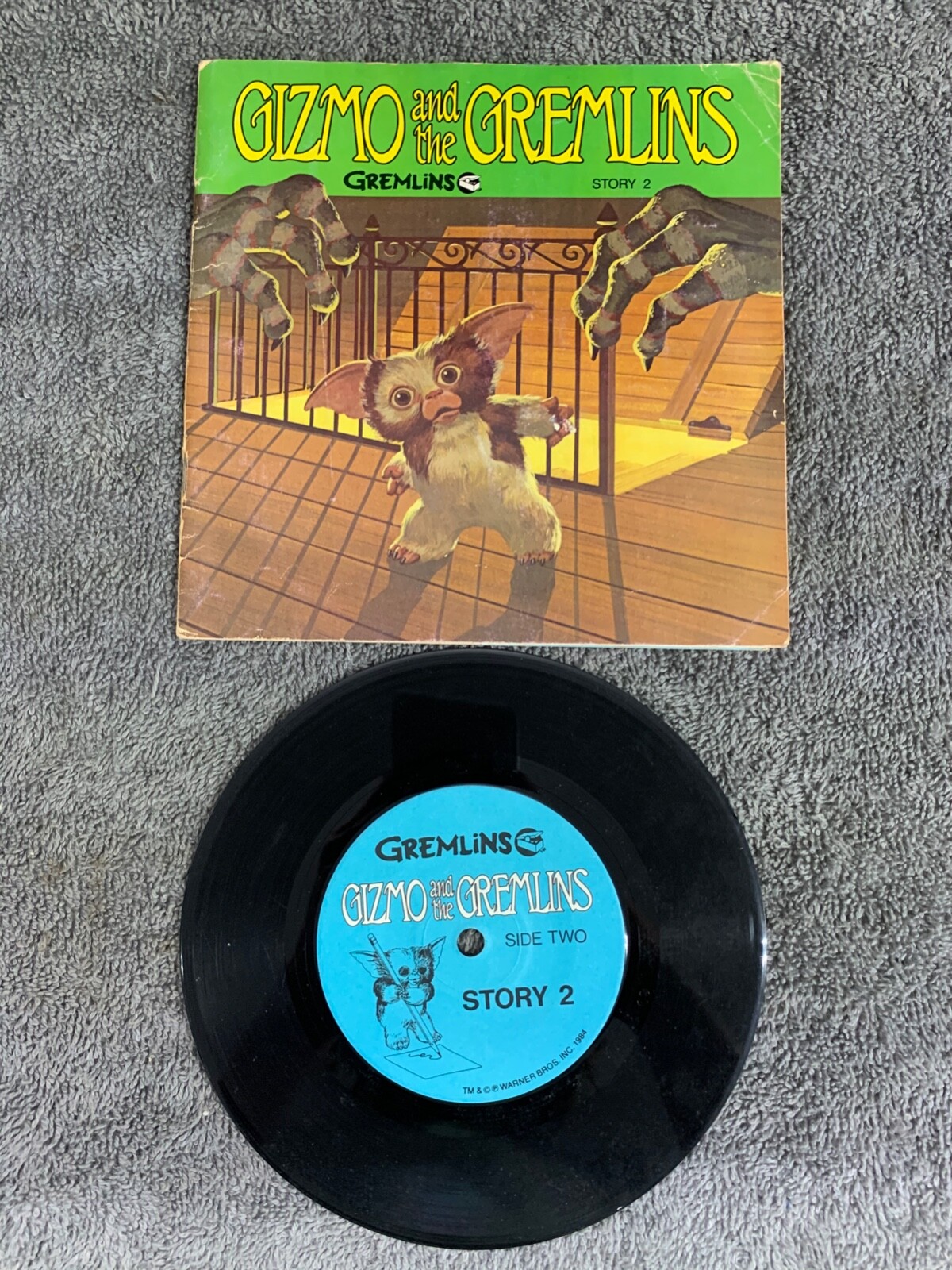 Gremlins Story 2 Gizmo and The Gremlins Story Book Record Read Along 33 ...
