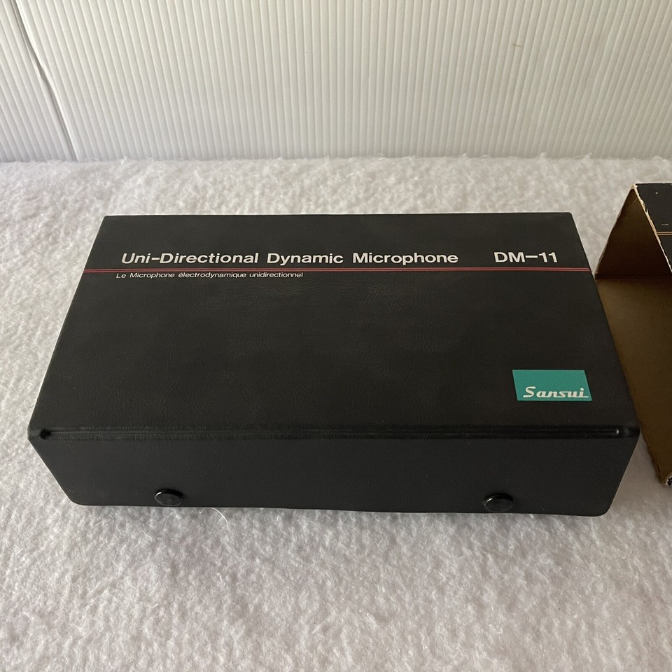 Sansui Uni-Directional Dynamic Microphone Model DM-11 Made In Japan ...