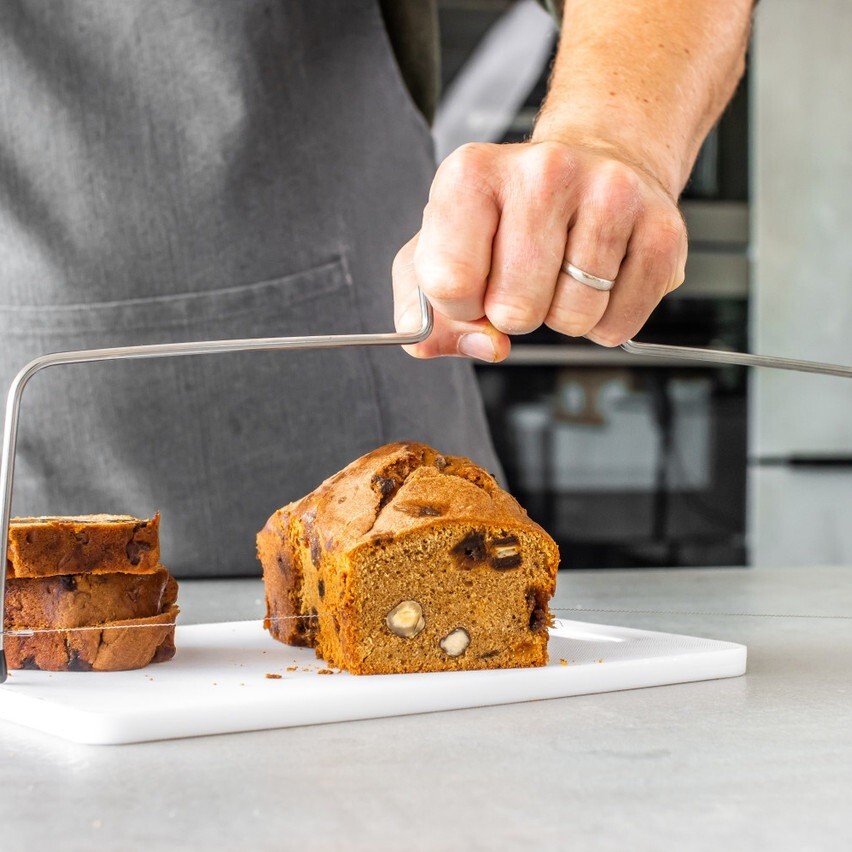 KitchenCraft Cake Slicer Cutter Large Adjustable Wire Cutting Leveller ...