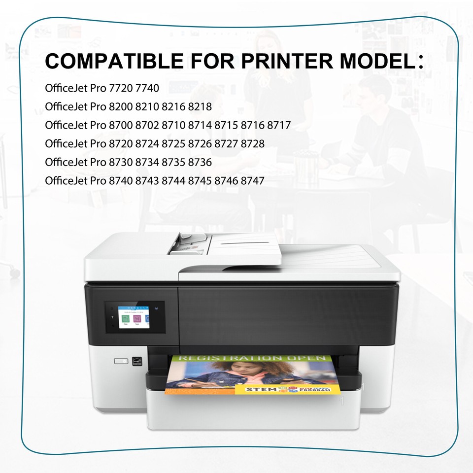 5PK 952XL Ink Cartridges for HP 952 XL Ink OfficeJet Pro 8710 7740 8720 ...