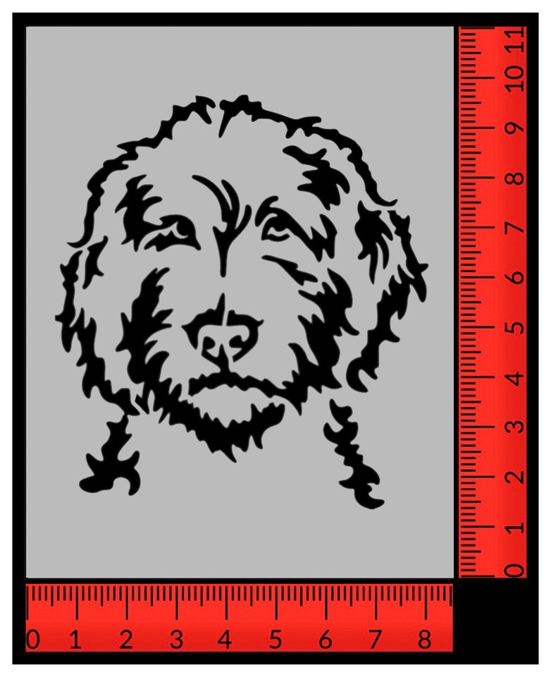 Dog Labradoodle Custom Stencil 8.5" x 11" Sheet FAST FREE SHIPPING | eBay