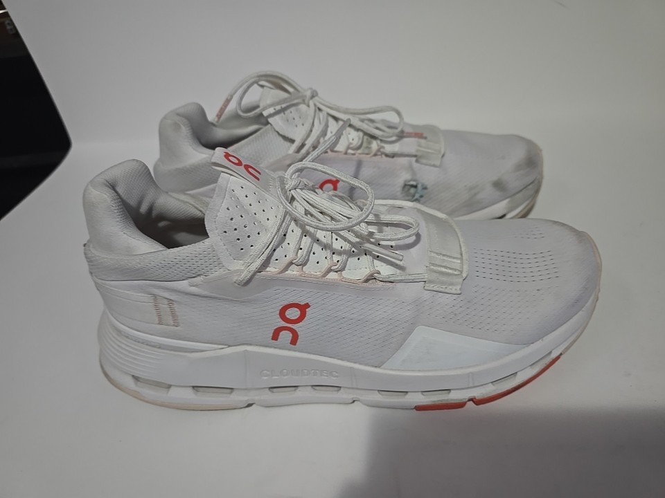 On Men Cloudnova 2 3ME30210256 White Running Shoes Sneakers Size 10.5 ...