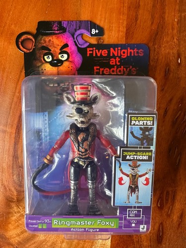 Five Nights at Freddy's Action Figure Ringmaster Foxy with Glow-In-The ...