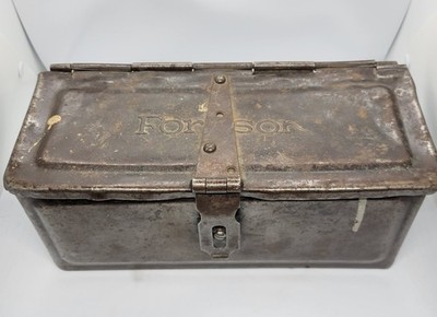 Vintage Original Embossed FORDSON Tractor Tool Box Antique Early 1900's ...