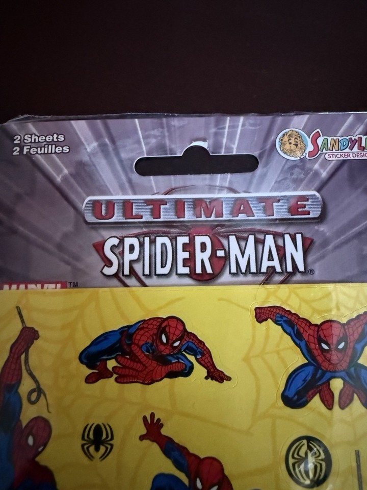 Ultimate Spider-Man Sticker Sheets New Sealed Marvel Comics | eBay UK